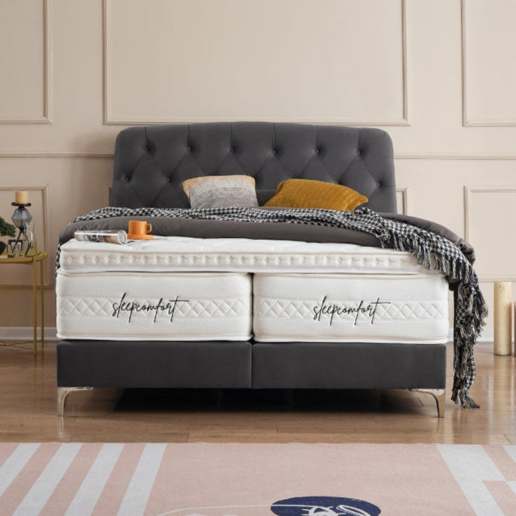 Boxspringbett DIAMOND – Inkl. 5-Zonen Matratze – Hane Betten & Matratzen